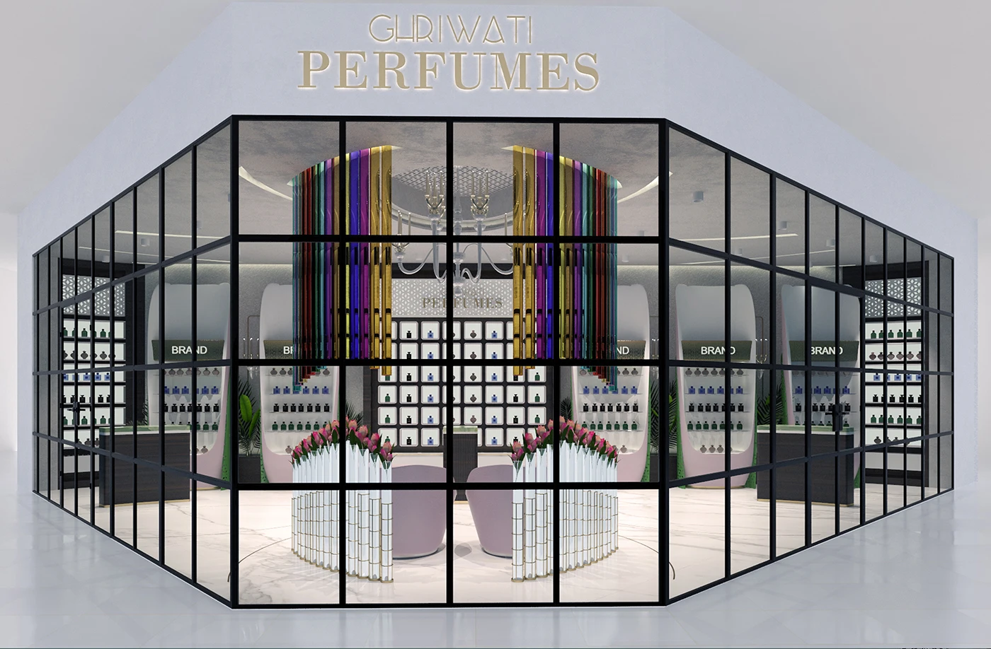 Wood Perfume Furniture - Stylish & Durable Display Cabinets