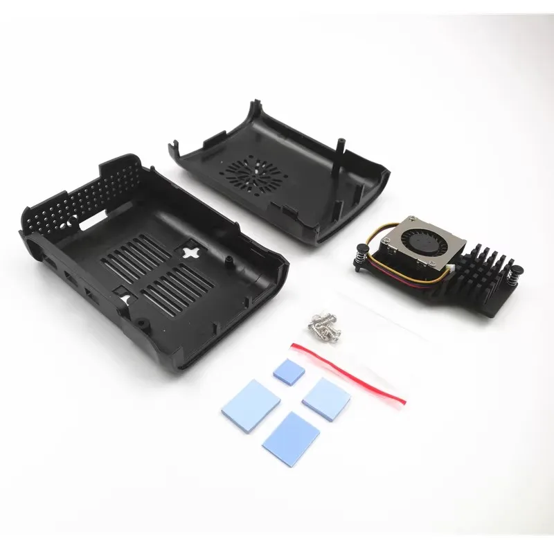 New Raspberry Pi 5 Model B Matte black Case Cover Shell Enclosure Box ABS Case For Raspberry Pi ...