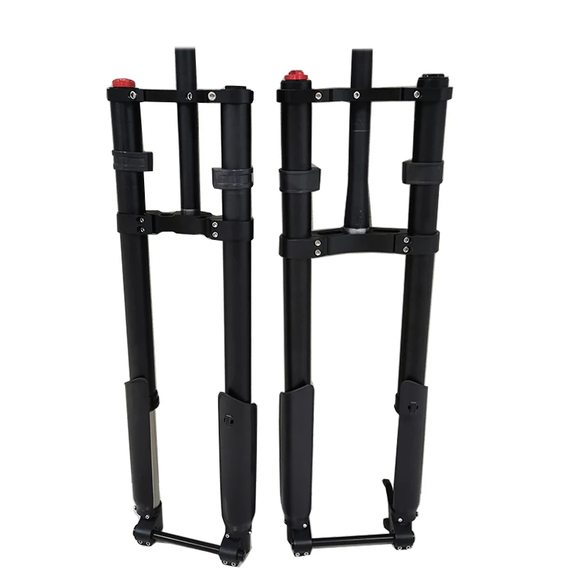 20/26inch Reverse Fork Air suspension Snow Bicycle fork Shock Absorber ...