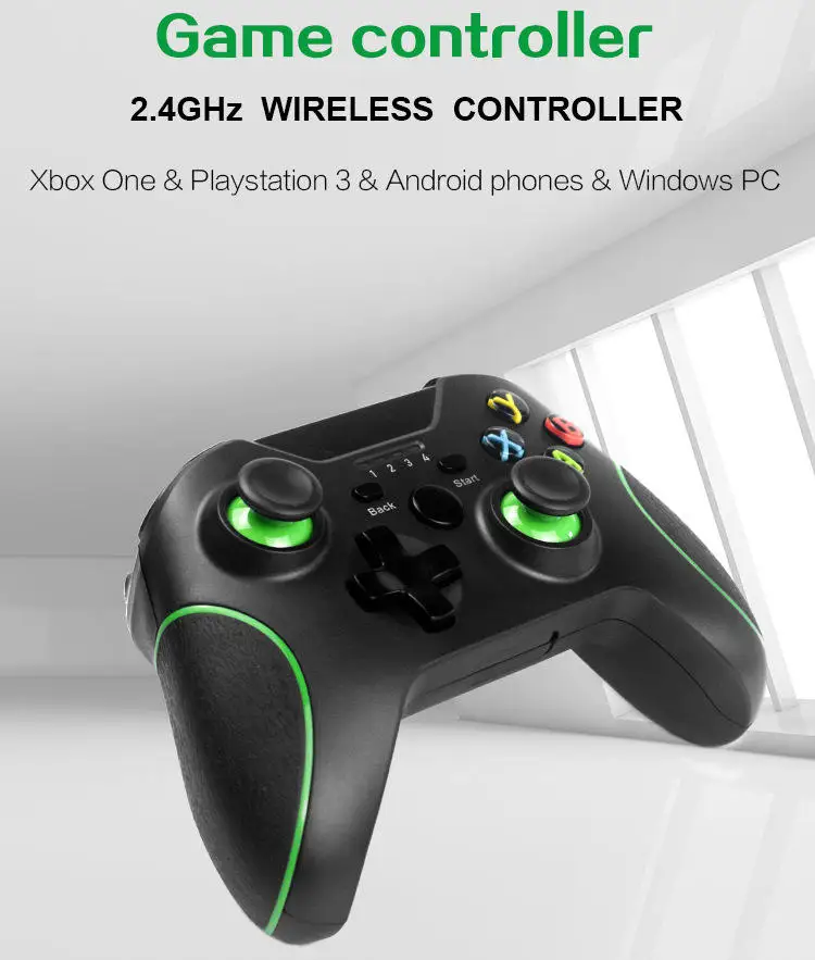 High Quality Wireless Joystick Double Shock Mando Gamepad Console Game ...