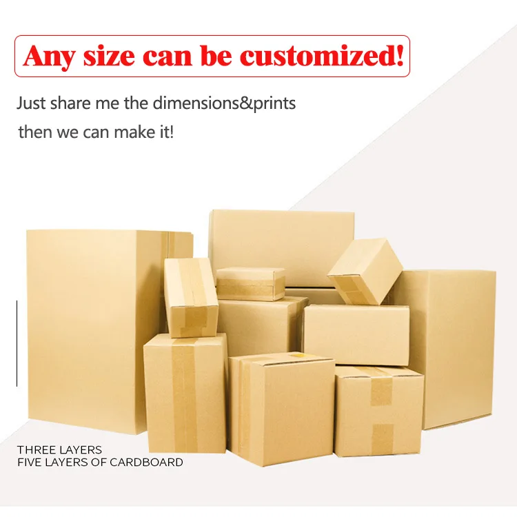 Cheapest Retail Corrugated Carton with Customized Logo