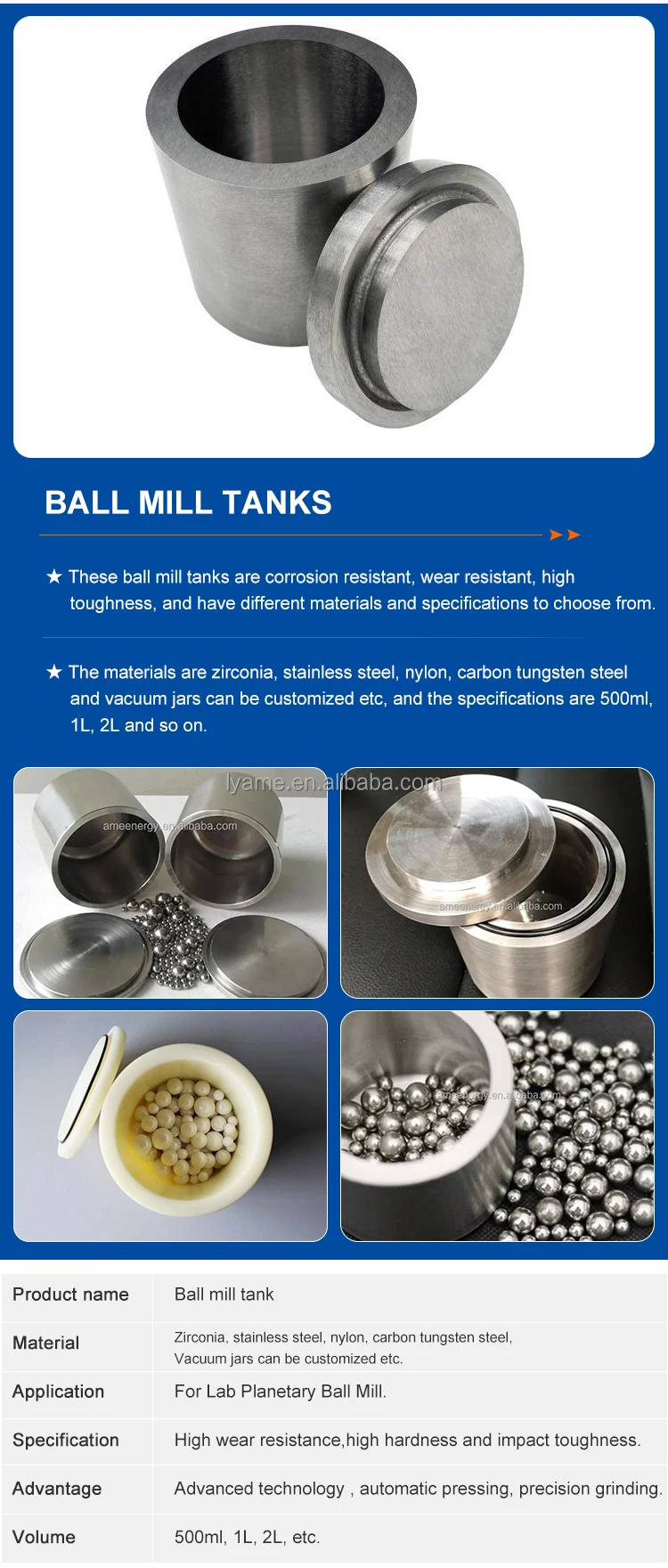 Laboratory Planetary Ball Milling Machine With 4 Ball Mill Jars - Buy ...