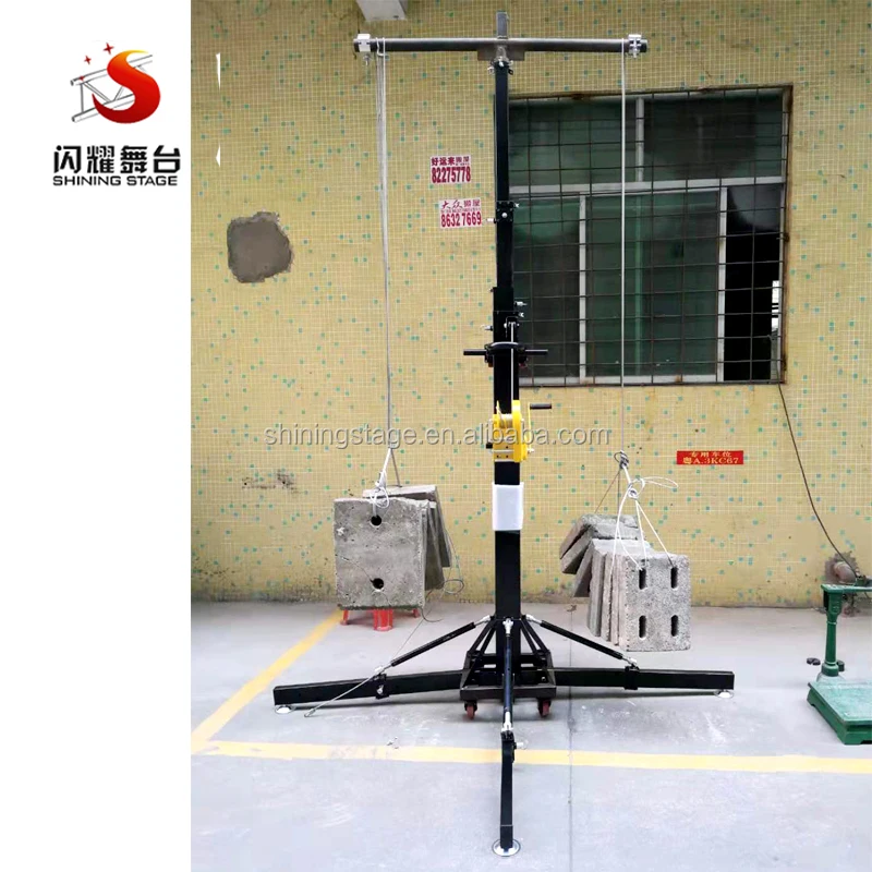 250kg Heavy Duty Truss Tower Lift - 6m Portable Lifting Tower