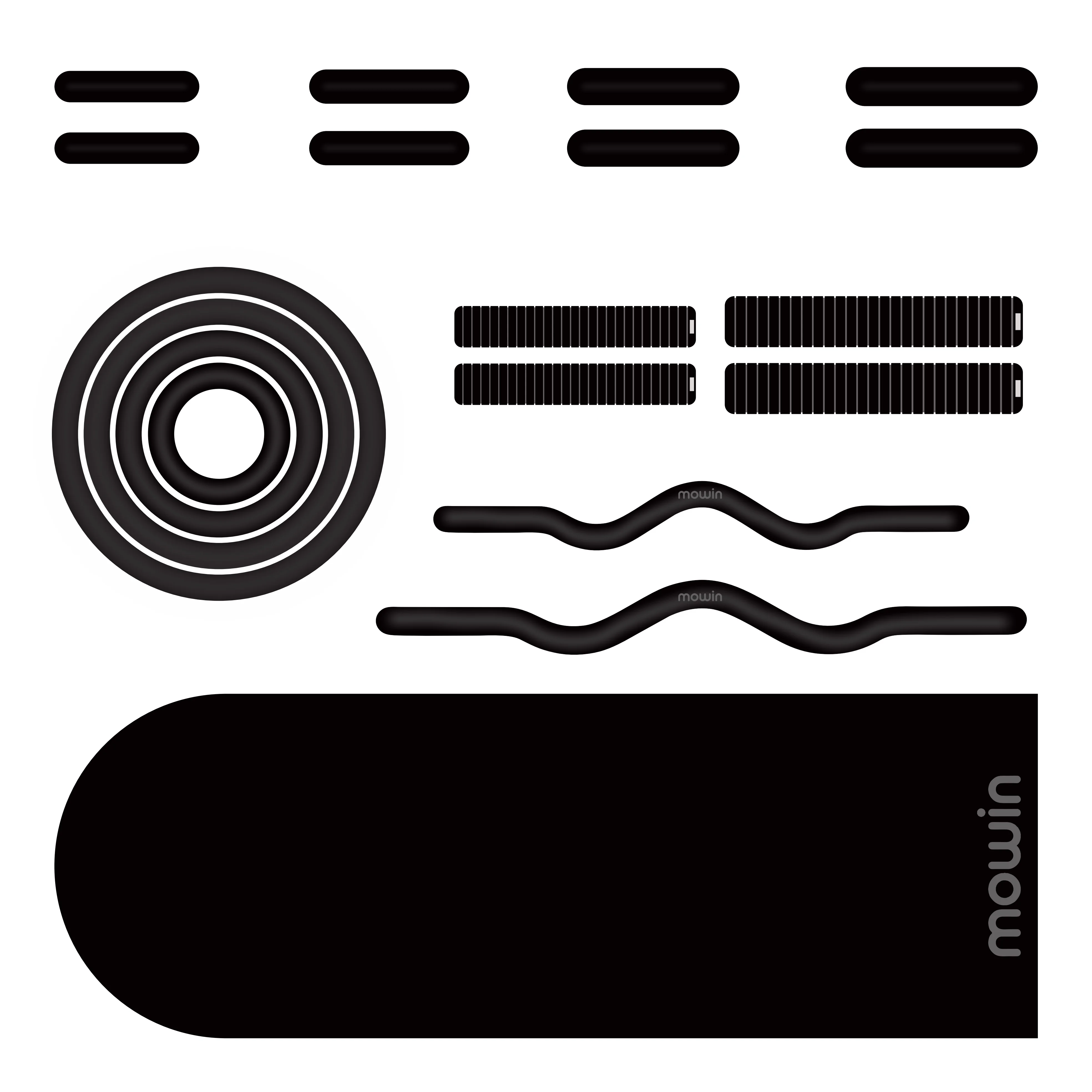 MOWIN Wholesale Custom Professional Cross Beam Barbell Bar ...