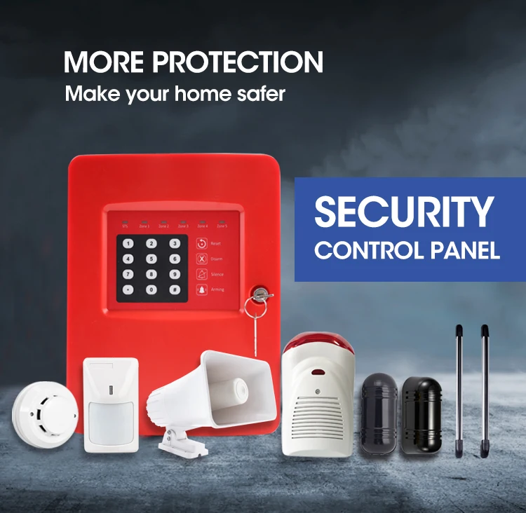 Fire Alarm System Security Control Panel for Home Security