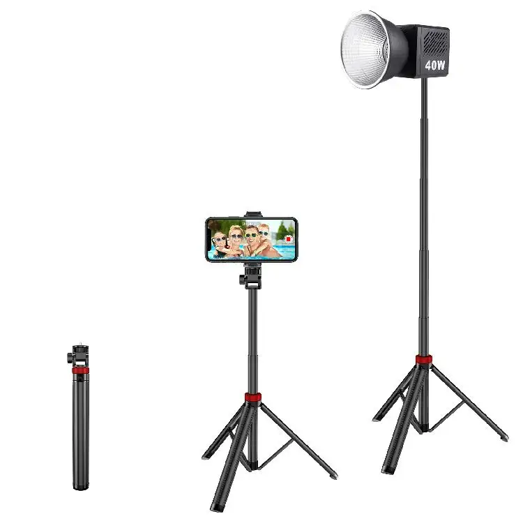 New Portable 210cm/82.78in Aluminum Alloy Selfie Stick Light Stand ...