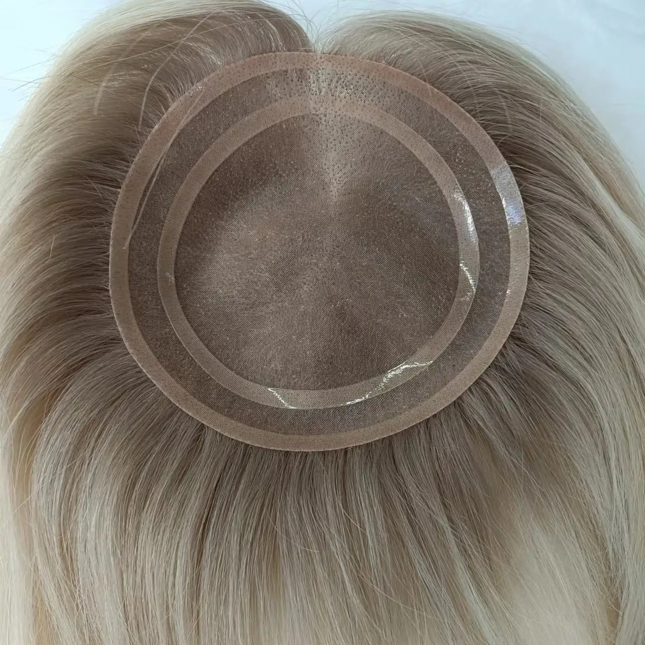Highest Quality Toupee Raw Virgin Human Hair Skin Replacement Pieces ...