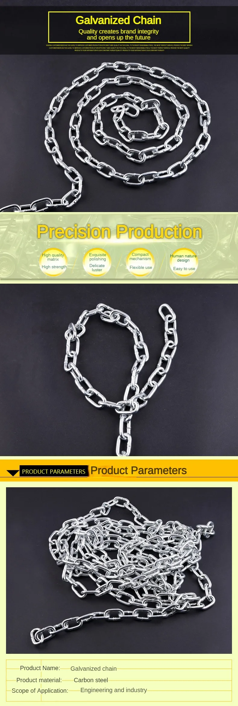 Wholesale Galvanised Chain Multifunctional Multi-specification ...
