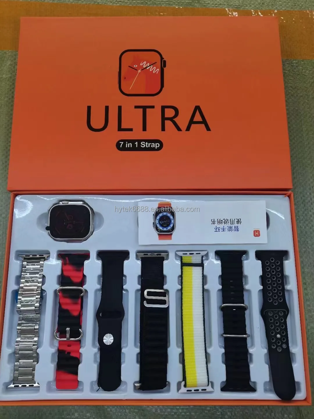 2024 Smartwatch Gift Package Set Suit 7in1 49mm Infinite Display 7 ...