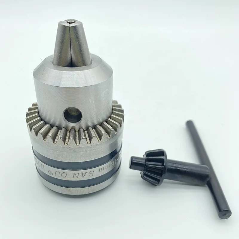 SANOU Key Drill Chuck B10 B12 B16 for Mini Lathe - 3-Jaw Morse Taper ...