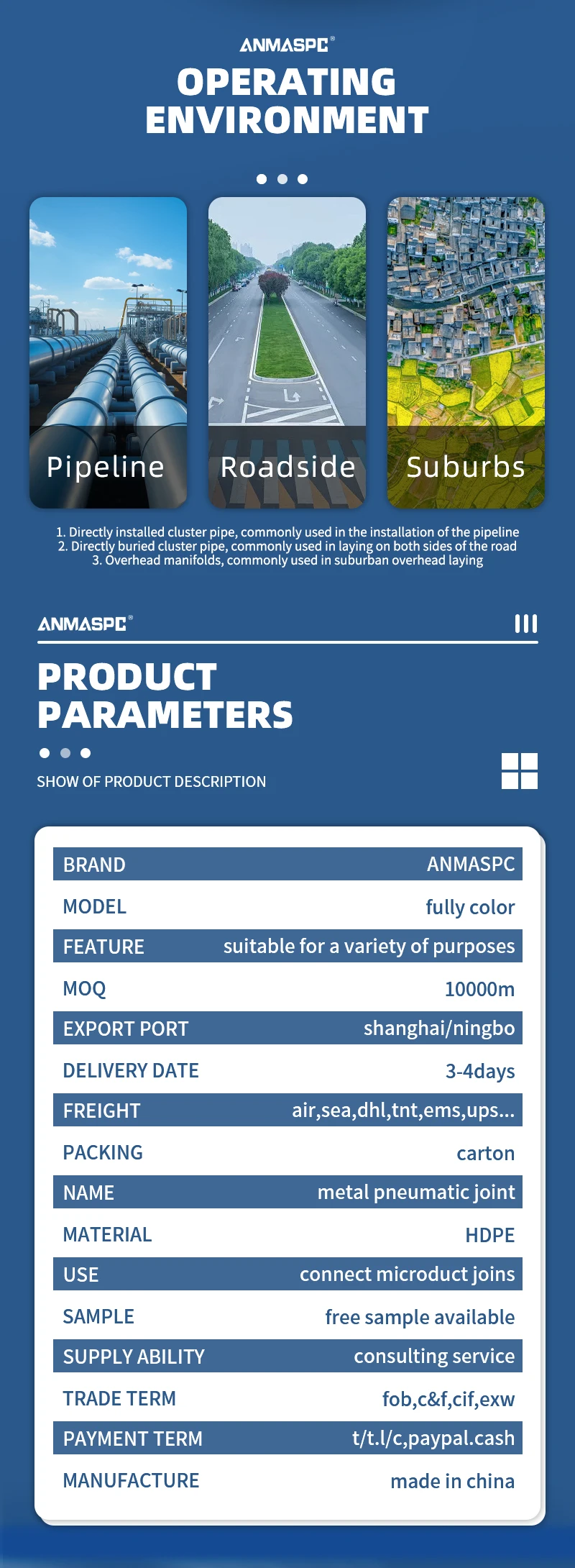 Circle 7 Way Hdpe Microduct Tube Bundle For Air Blowing Fiber Optical ...