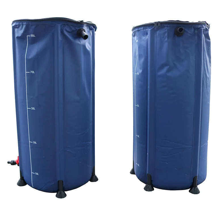 Collapsible Rain Barrel Rainwater Harvesting Collection Tank System ...
