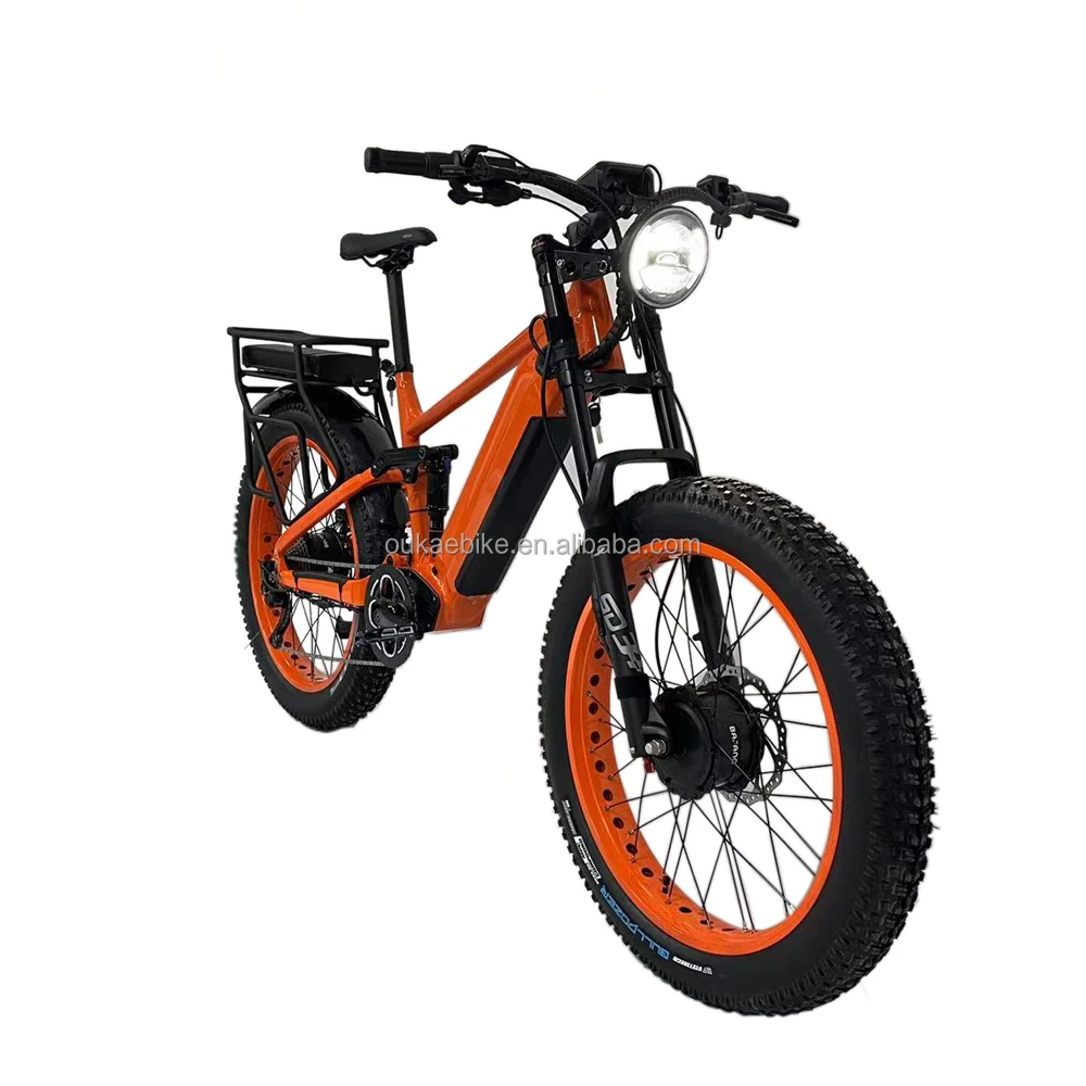 3000W Dual Motor Electric Bike - 60km Range & 50km/h Speed