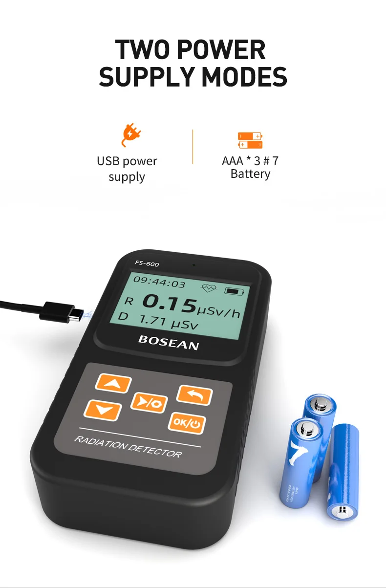 JITAI Counter Radiation Detector Portable Geiger Counter Radiation ...