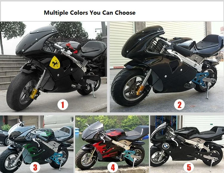 49cc 2-Stroke Gasoline Mini Motorcycle Pocket Bike