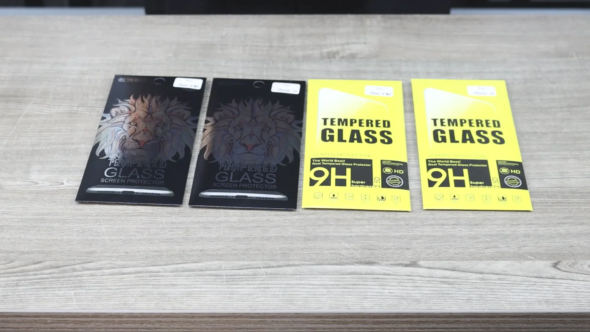 For Iphone 15 Pro Max 9d 9h Tempered Glass Easy Install 3 Pack Phone ...