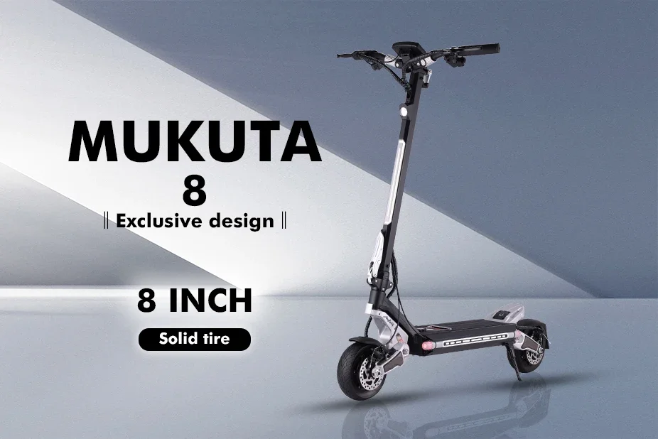 Mukuta 8 Electric Scooters For Adults 600w 48v 15.6ah Scooter Electric ...