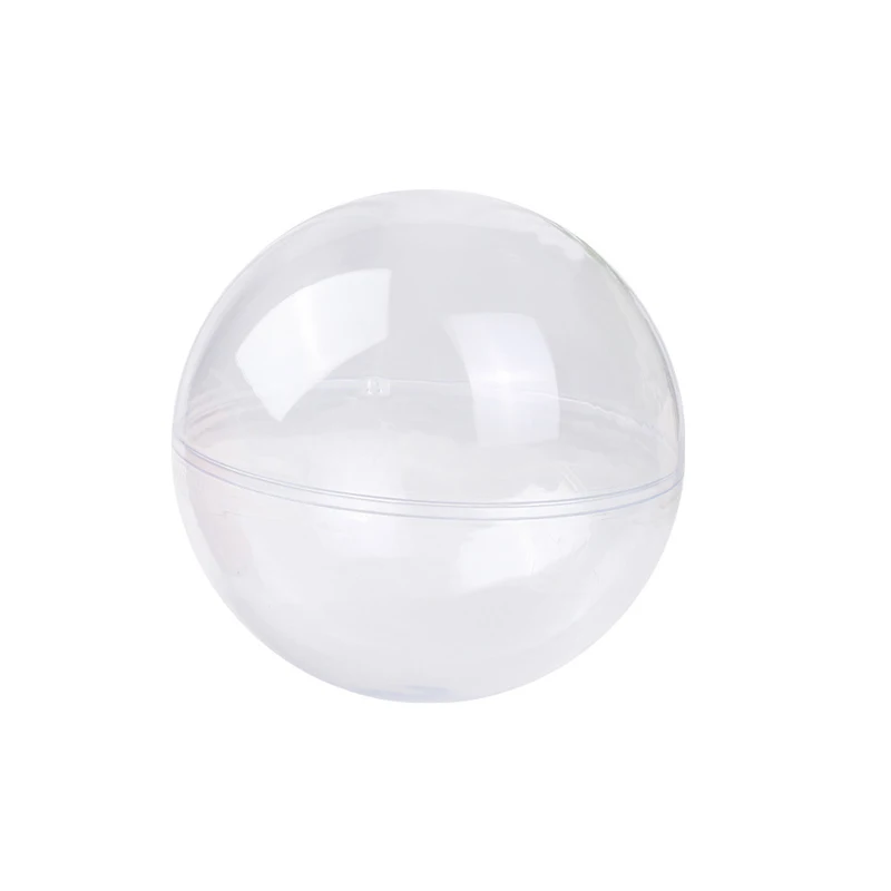 Hot Sale Openable Hollow Hanging Clear Transparent Christmas Ornaments ...