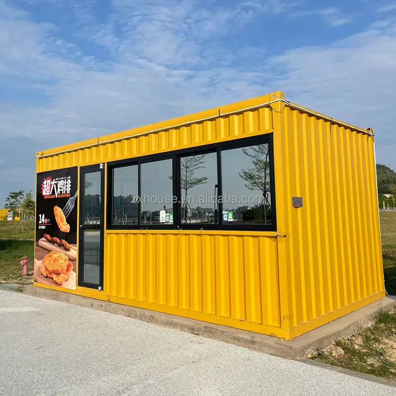 Mini Mart Kiosk Supermarket House Pop up Grocery Booth Container Prefab ...