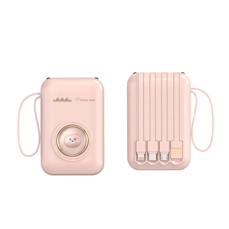 Alibaba.com: Mini Cute Cartoon 10000mAh Portable Power Bank 4 in 1 with ...