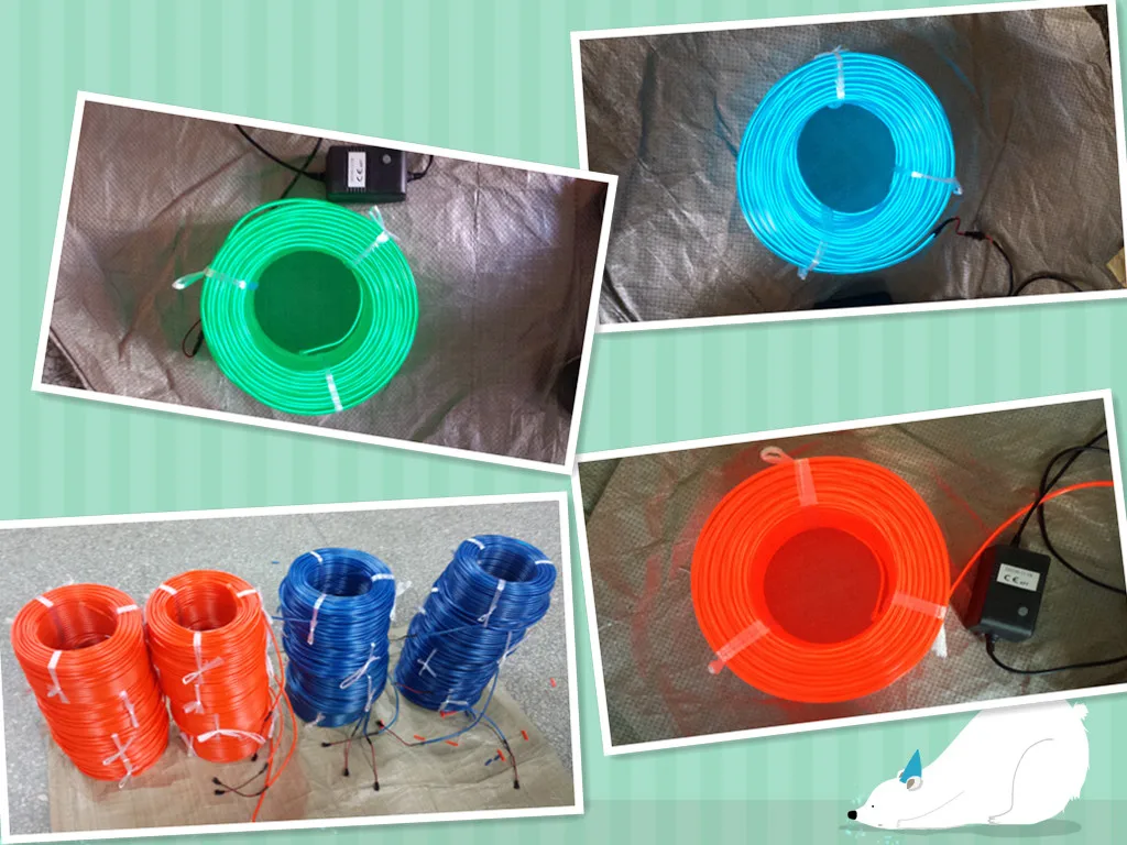 Electroluminescent(el) Flexible Neon Wire /neon Cable/ Neon Lighting ...