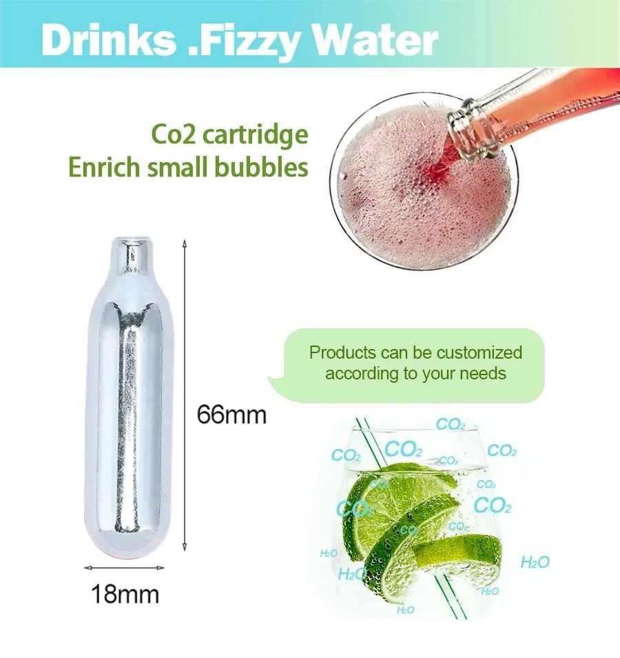 Small Portable Disposable Co2 Cartridge Cylinders 8g 16g Co2 Carbon ...