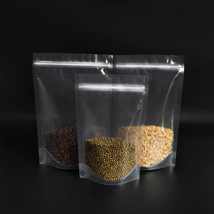 18x30cm Laminated Resealable Transparent Zip Lock Pouches