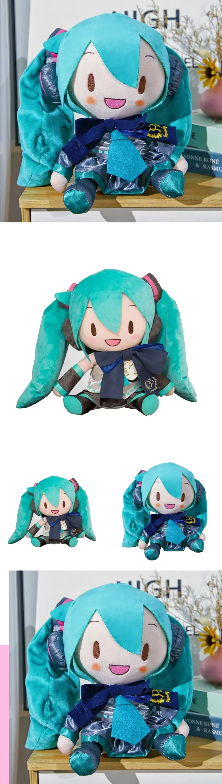 Ambr 2024 Hot Figure 32cm Japan Anime Miku Plush Puppet Baby Kawaii ...