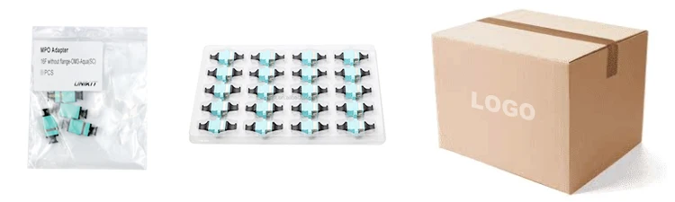 MPO MTP Violet Aqua Key Up Down Fiber Optic Adapter OM3 OM4 for Data ...