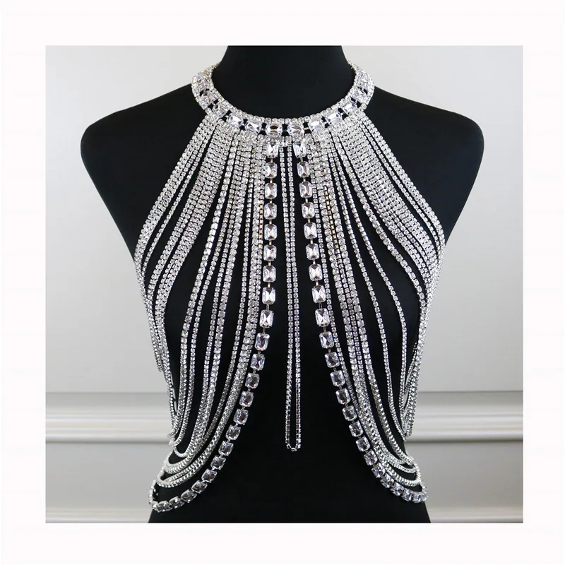 European And American Sexy Rhinestone Body Chain Trend,Personalized ...