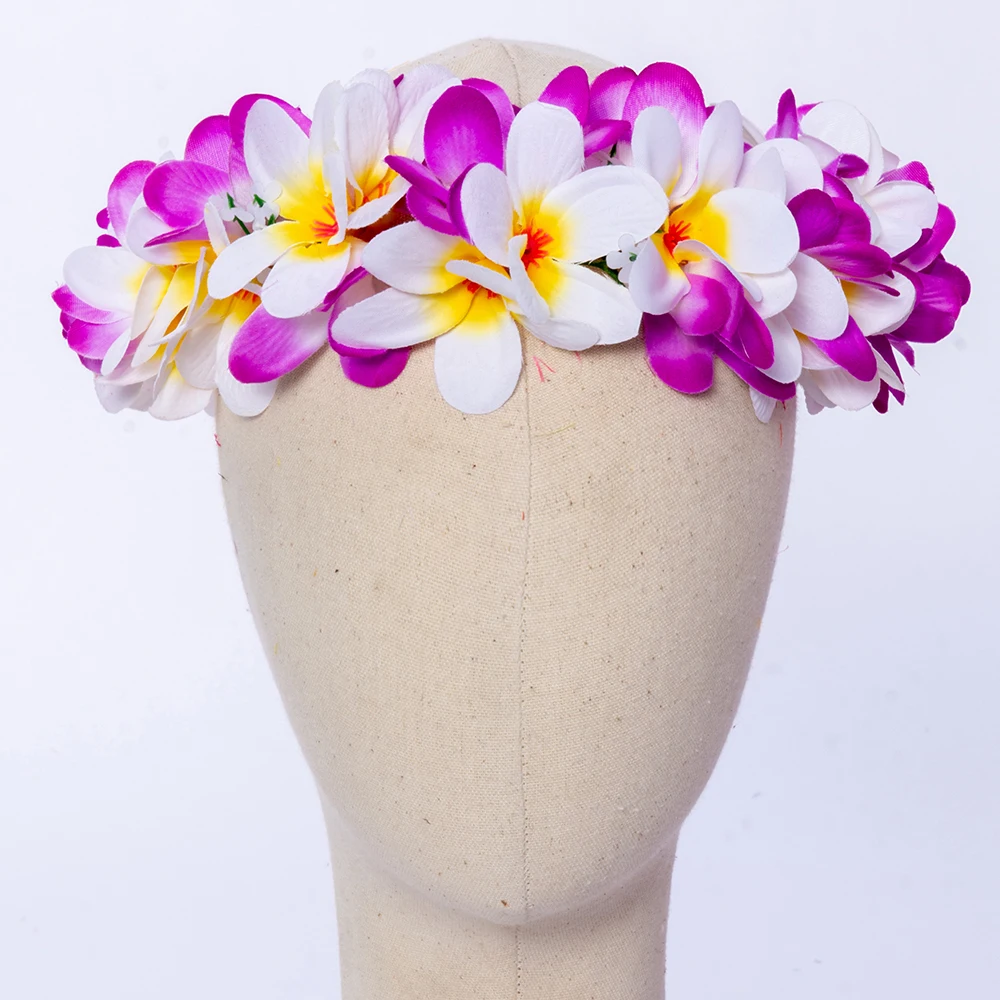 Festival Flower Headband Kn-He009m - Hawaiian Plumeria