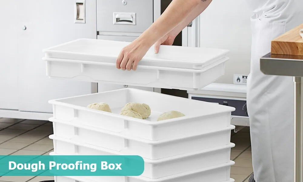 Plastic Polypropylene Bakery Pizza Trays Bread Case Transport Proofing ...