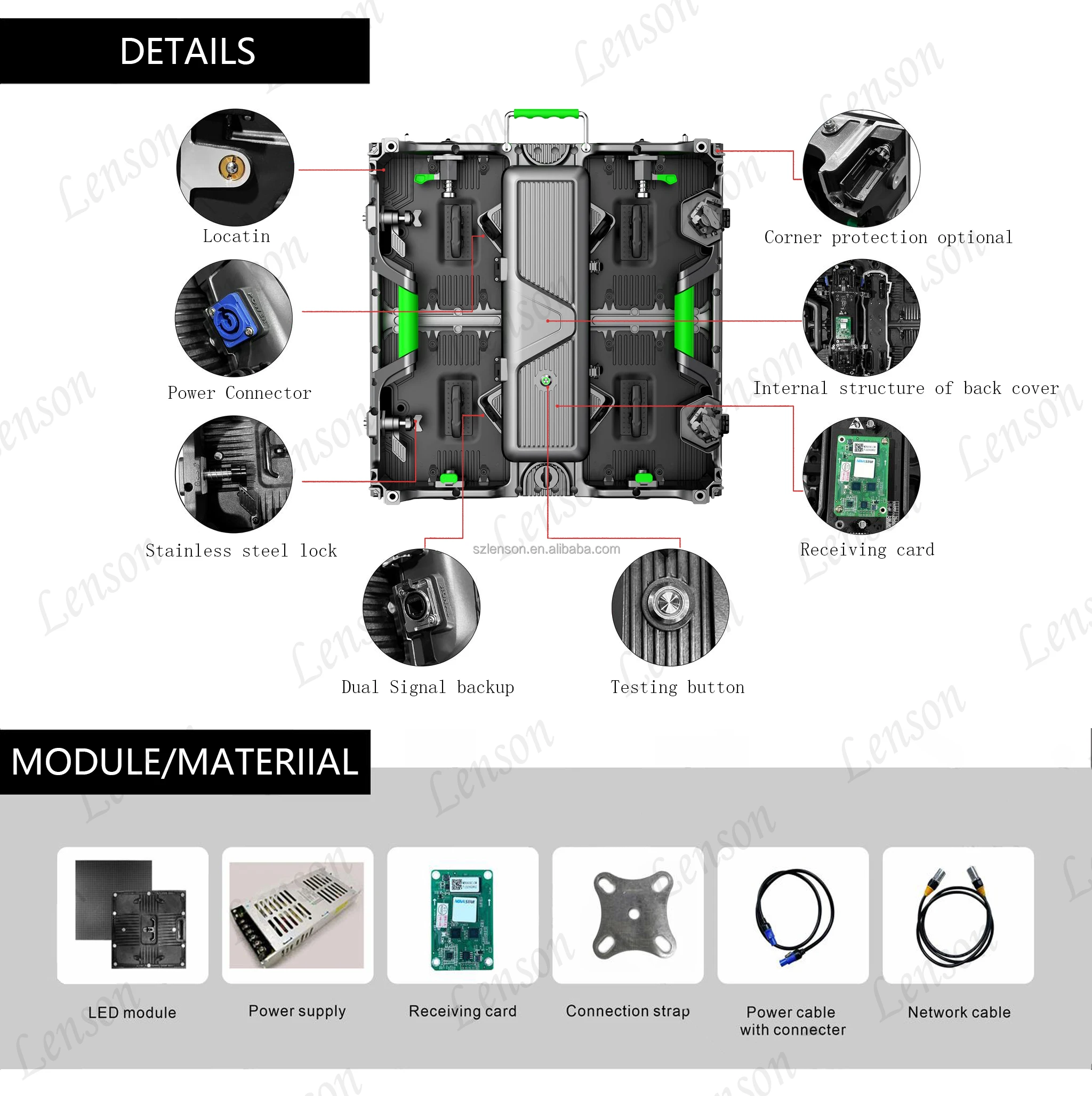 Lenson Factory Direct Supply 3840hz Rental Led Display Screen For ...
