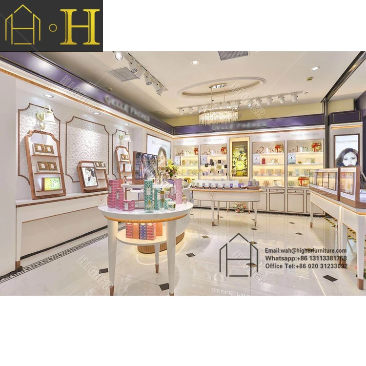 Luxury Store Fixtures Perfume Display Showcase Perfume Storage Cabinet ...