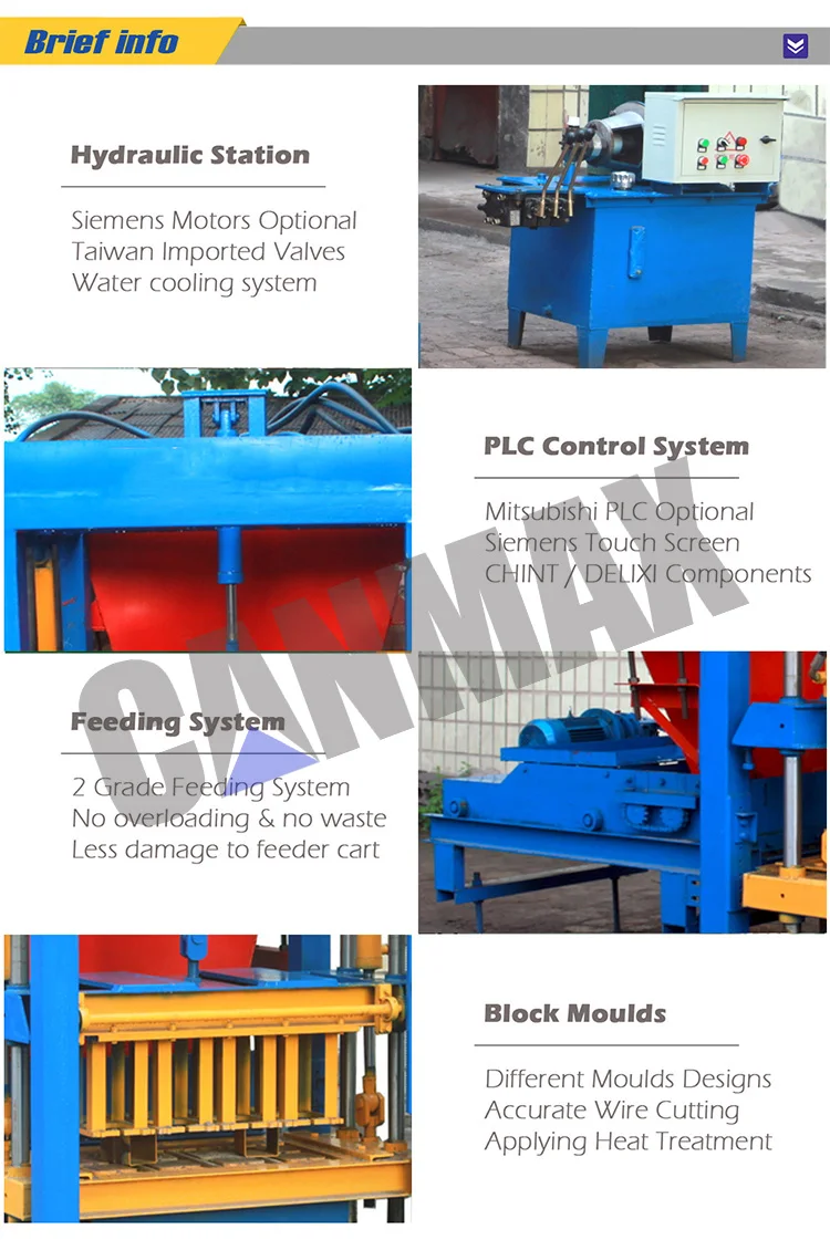 Manual Hollow Block Making Philippine Hydraulic Press Automatic ...
