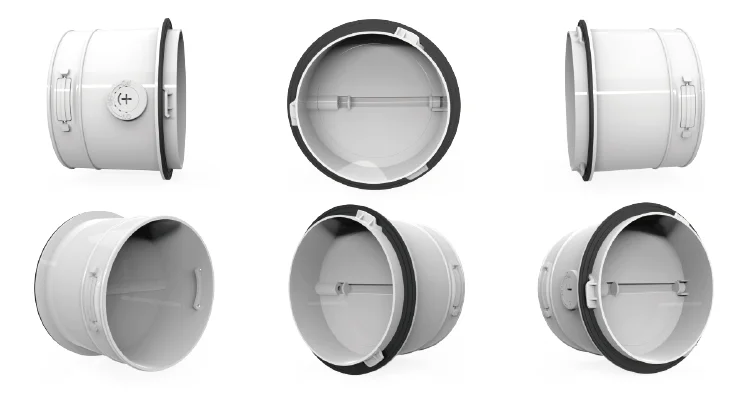 MIA Adjustable Damper - 2.5 Inch Vent System Duct Solution