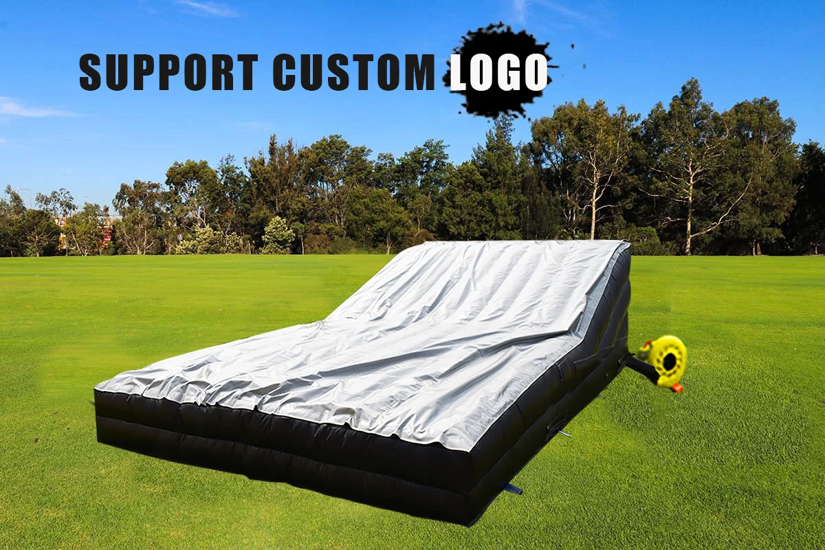 Inflatable Bike Ramp Air Bag Freestyle Landing BMX FMX Airbag Ramp Bike ...
