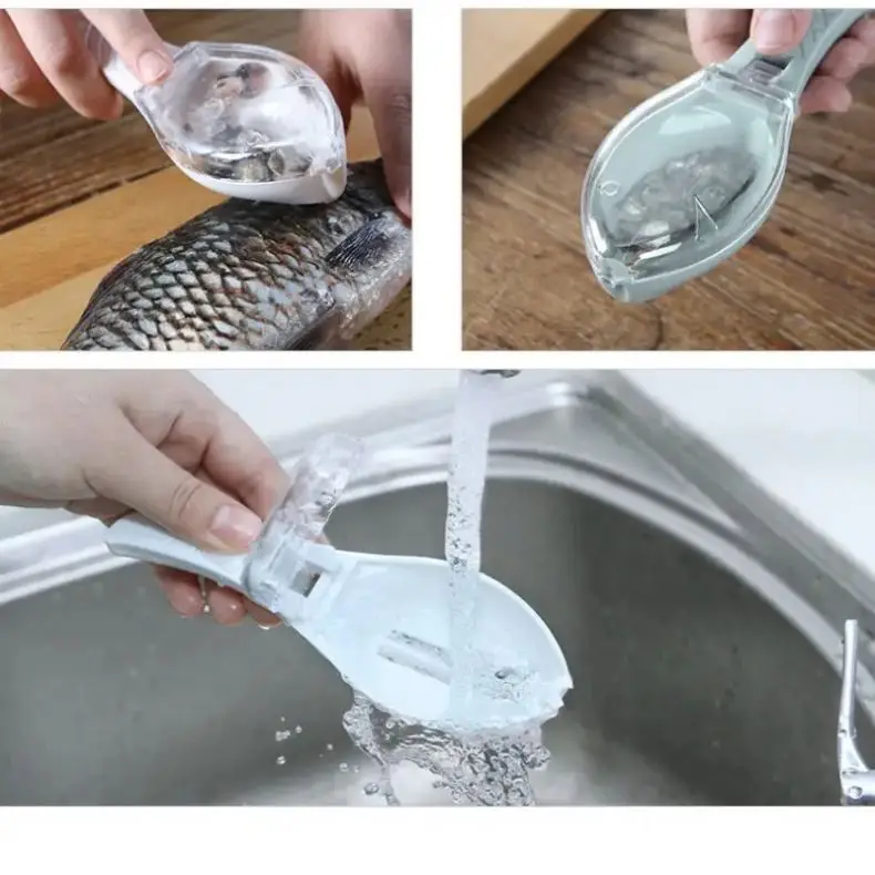 Plastic Fish Scale Planer Household Manual Fish Scale Scraping Artifact ...