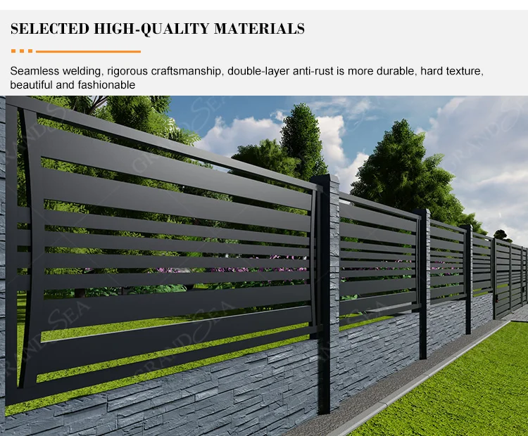 Grandsea Filipino Style Villa Garden Fence Gate High Quality Aluminum ...