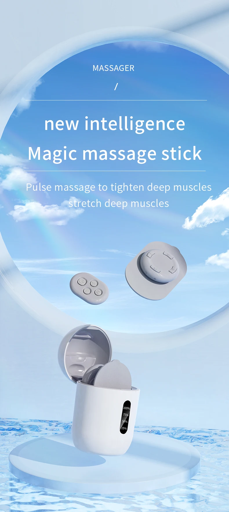 16 Mode Electronic Muscle Stimulation Tens Technology To Instantly ...