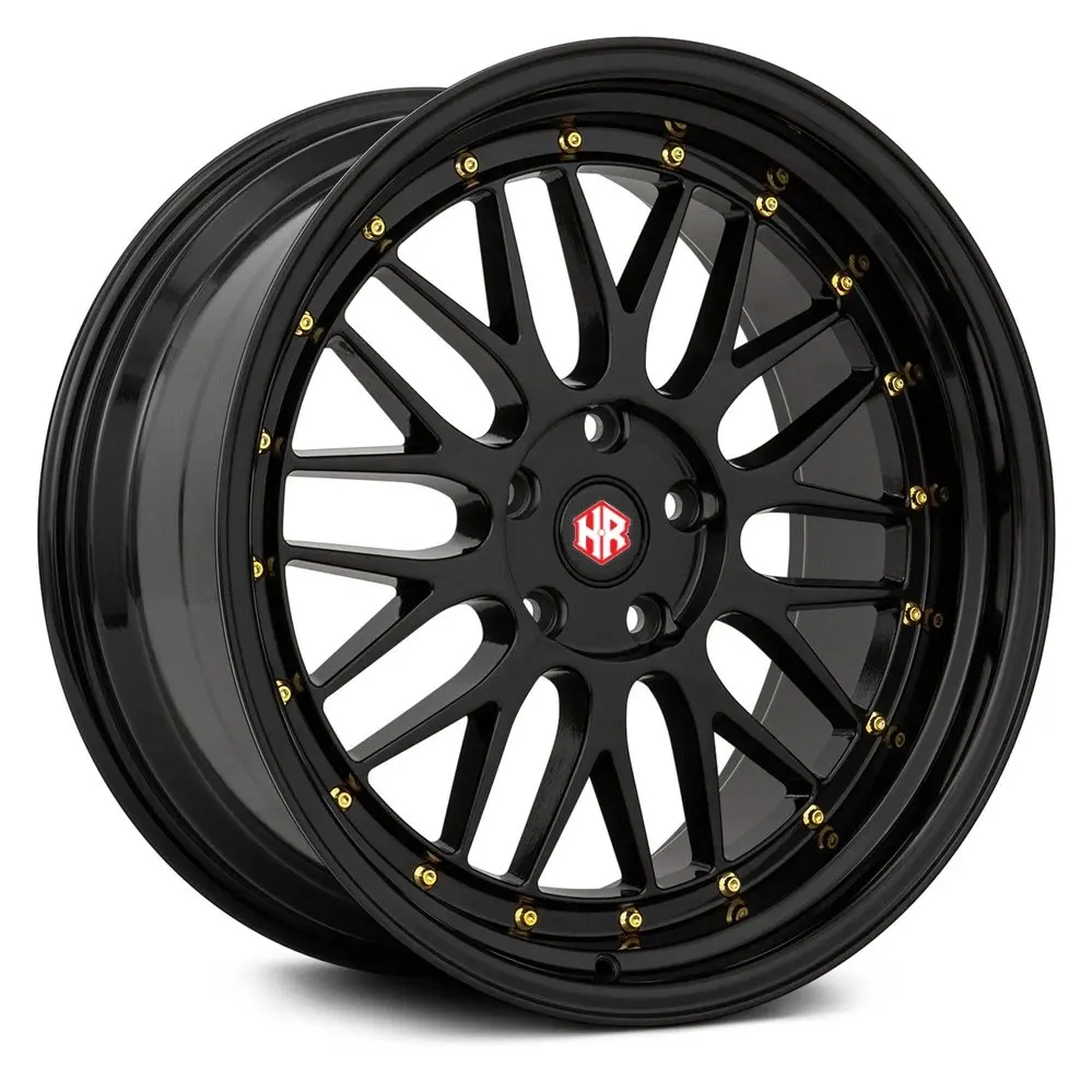 Design Multi-Spoke Wheels CROWN REIZ New 5-Hole Deep Dish Aluminum Gold ...