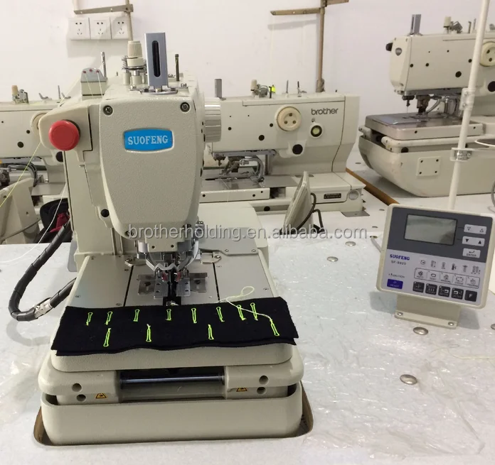 Used Brother Rh-9820 Electronic Eyelet Button Hole Sewing Machines With ...