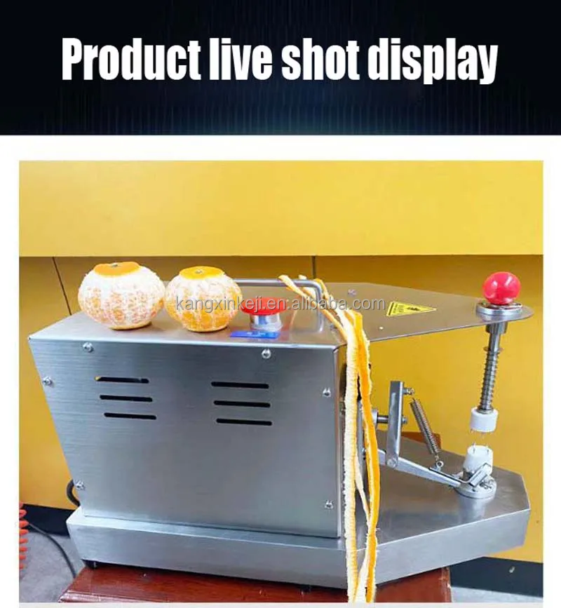 Stainless Steel Vegetable Fruits Citrus Peeler Machine