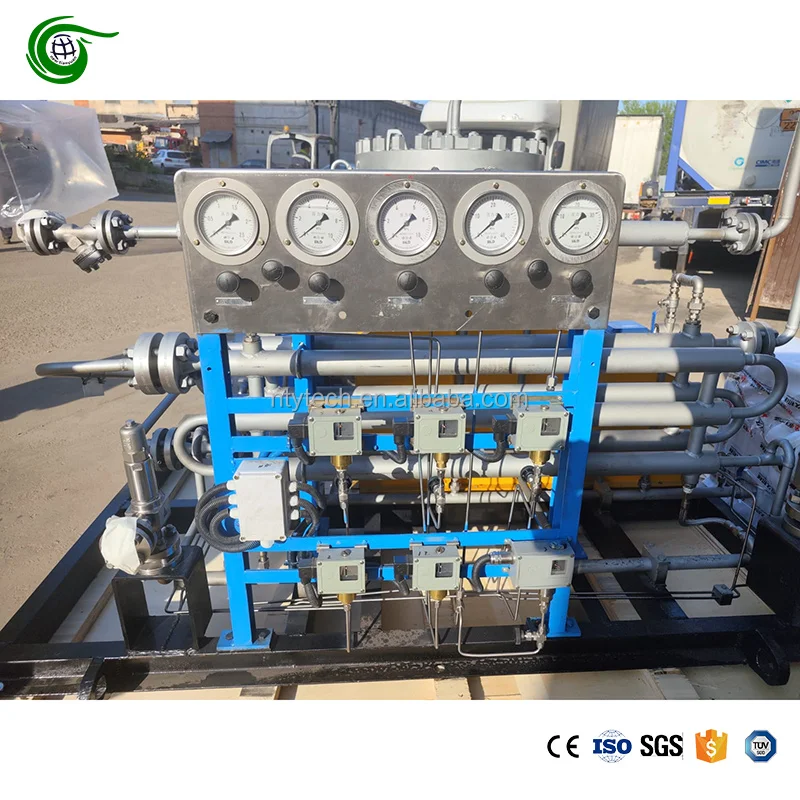 H2Se Booster Compressor High Automation Atmospheric Inlet Pressure ...