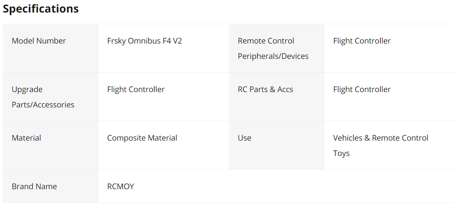 Frsky RXSR-FC R9MM OMNIBUS F4 FPV Drone Flight Controller