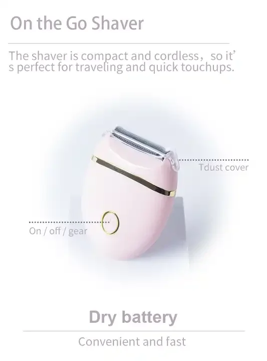 Portable Mini Aa Battery Simple Easy Epilator Hair Removal Lady's ...