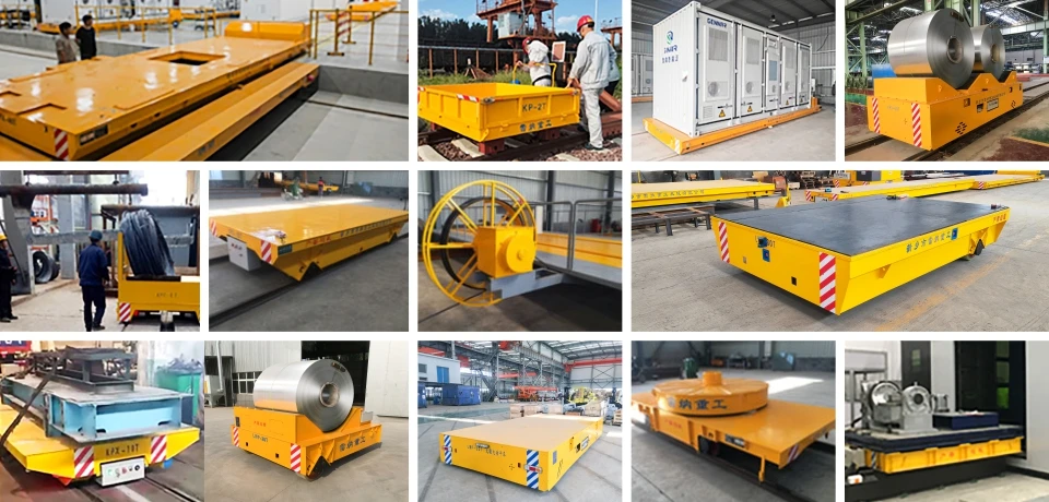 Wireless Remote Control Capacity 10 Tons Trackless Transfer Trolley to ...