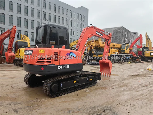 Doosan Dh55 Dh55-7 Small Used 5 Ton Excavator Doosan Korea Excavator ...