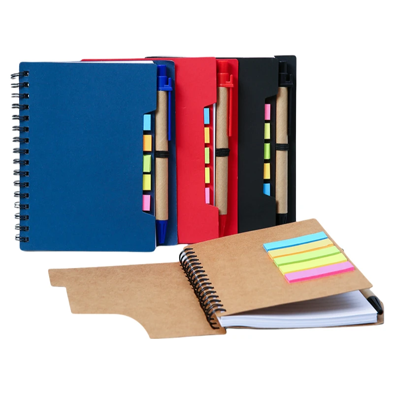 Wholesale Personalised Notebook With Pen Spiral Notebook Kraft Paper ...
