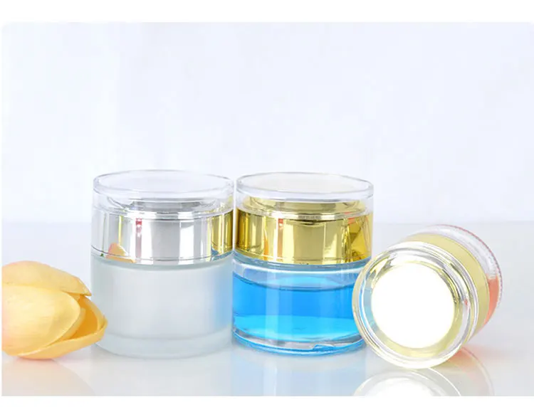 20ml 30ml 50ml Custom Color Acrylic Plastic Skin Care Cream Jar Bottle ...